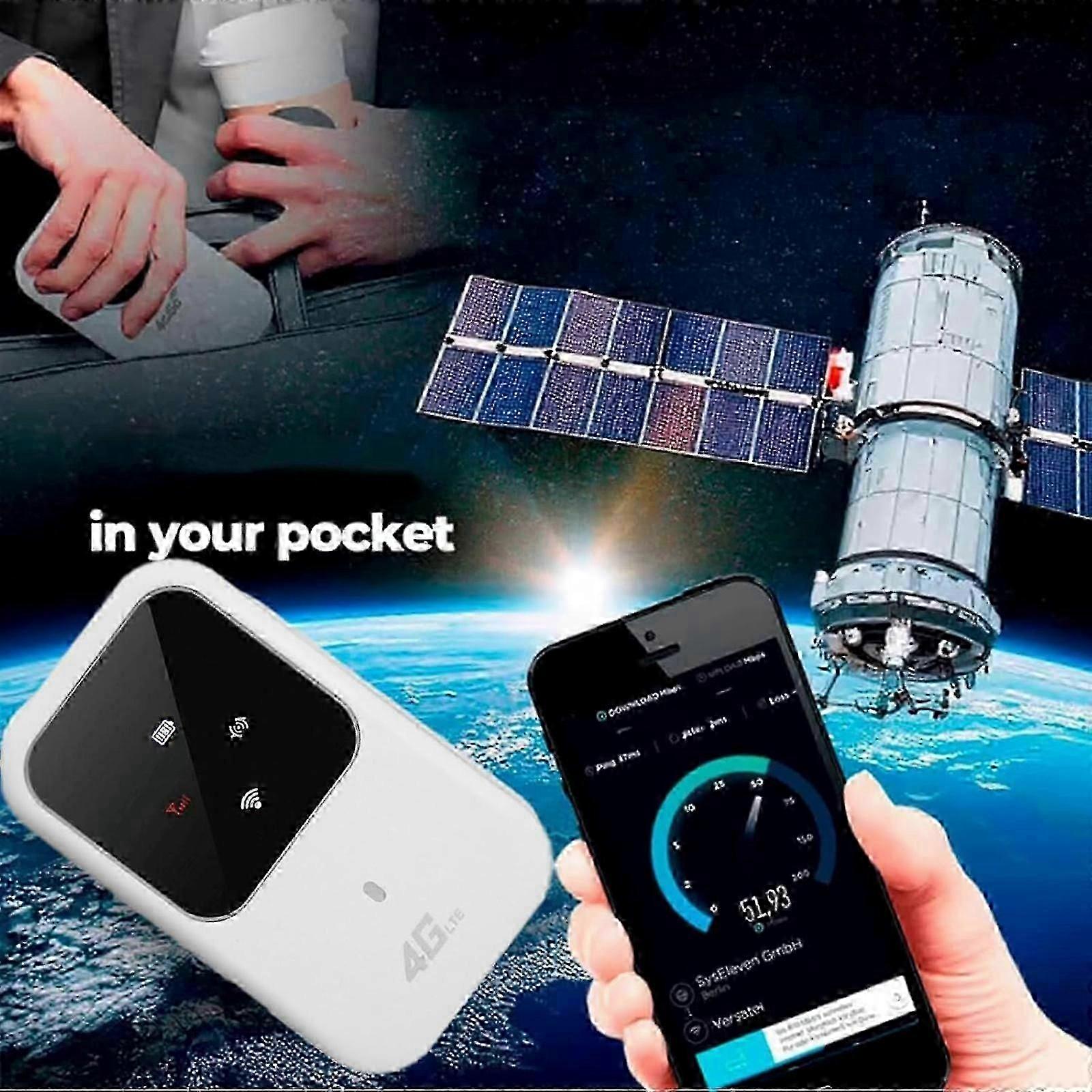 Portable Travel WiFi Router with Unlimited Satellite Internet & High ...