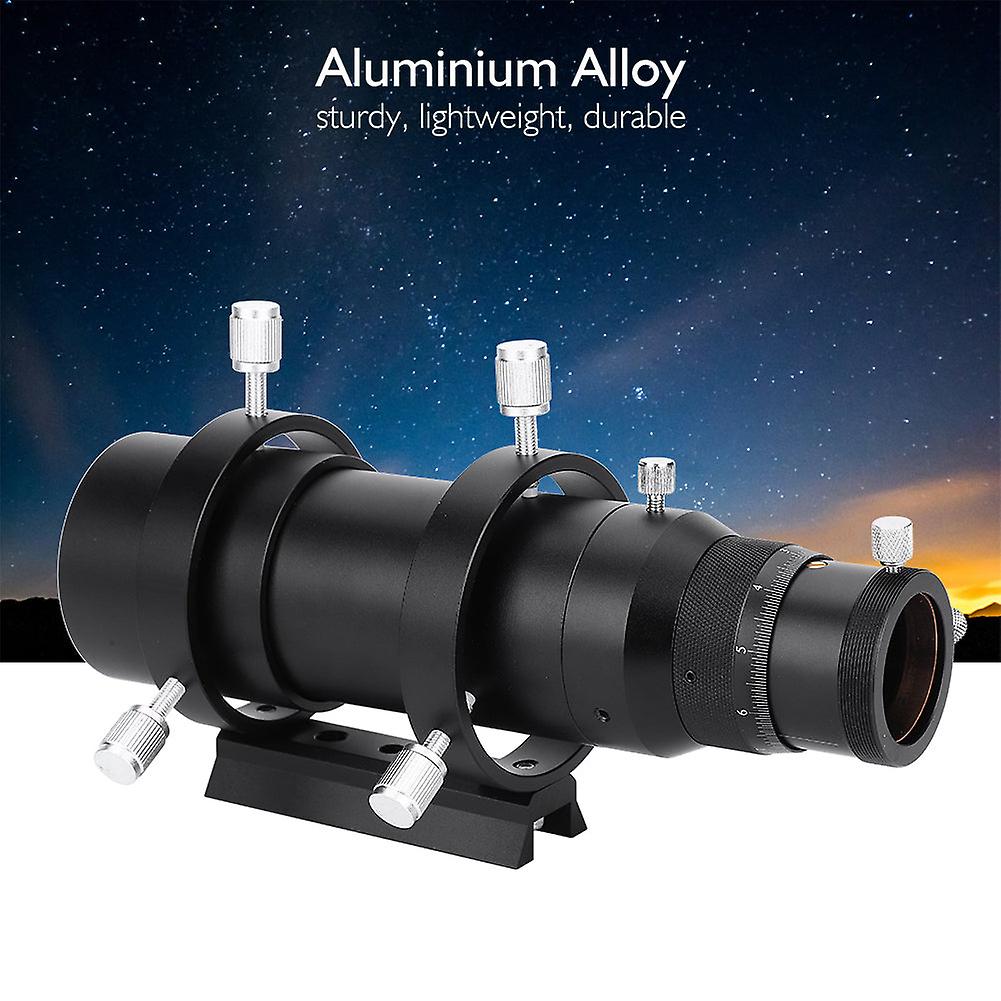Camera finderscope double helical focuser guide scope finderscopes 50mm with bracket for ...