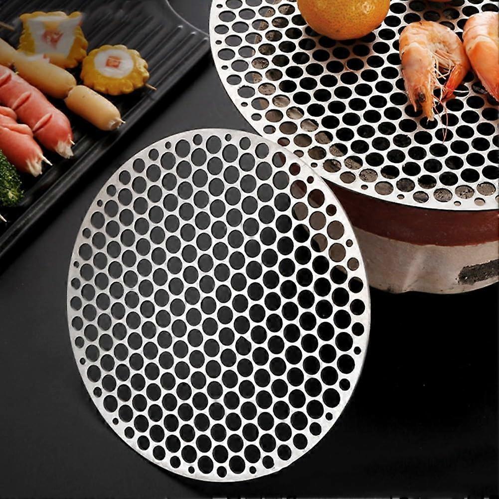 Stainless Steel Cooking Grate Round Grill Rack Multipurpose Wire Mesh ...
