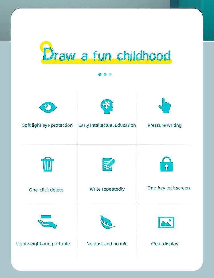 Lcd Writing Tablet 15 Inches Colorful Screen Drawing Pad, Doodle And Scribbler Boards For Kids ...