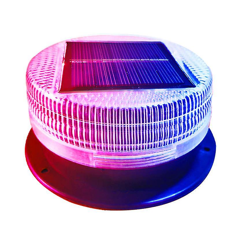 Solar Strobe Warning Light Sensitive Led Warning Lamp Super Bright ...