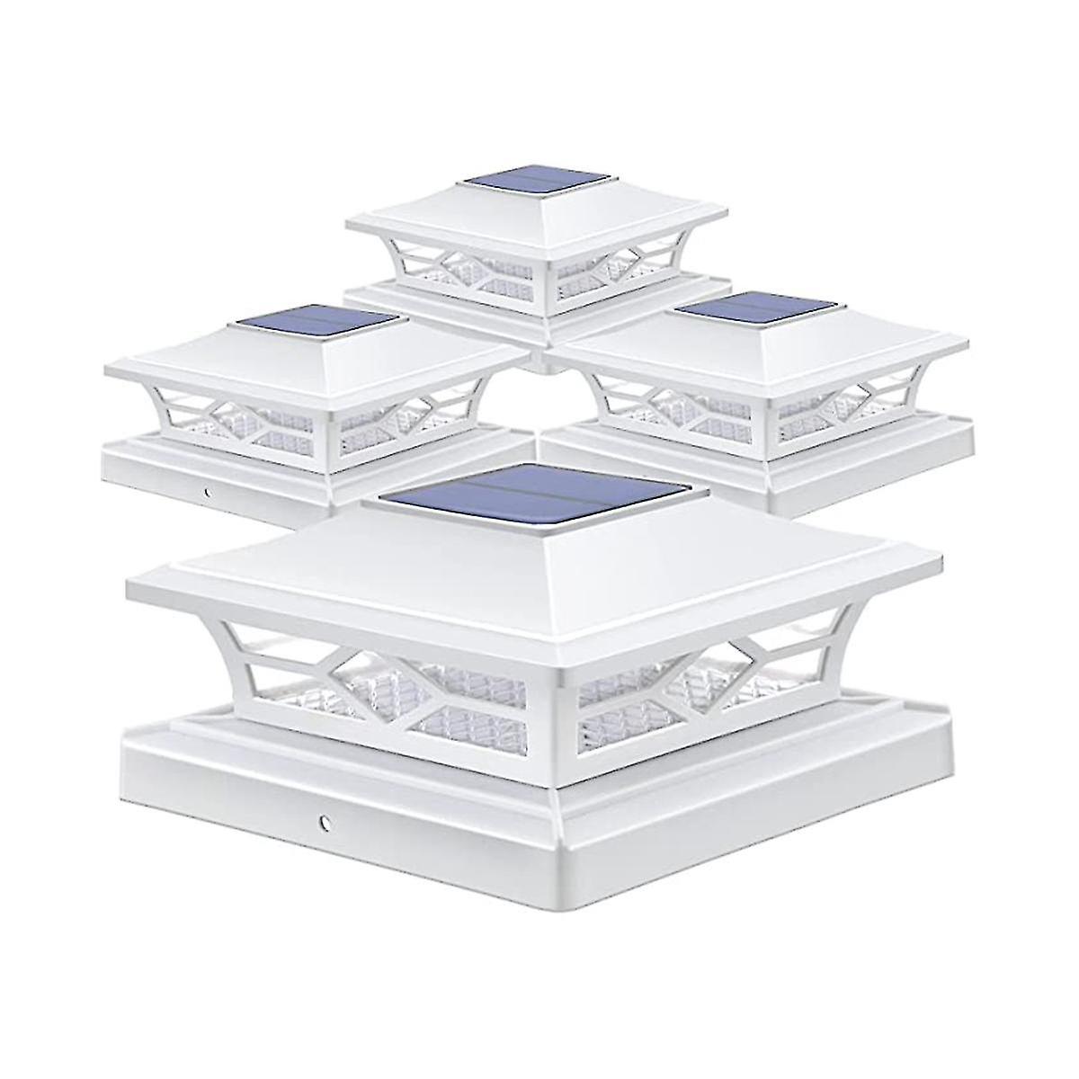 Solar Column Head Light Lamp Led Outdoor Courtyard Waterproof Gate ...