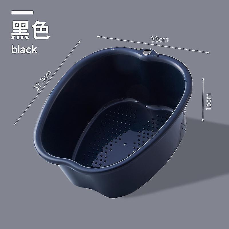 Thickened Foot Bath Bucket Plastic Soaking Foot Basin Sole Massage Foot ...