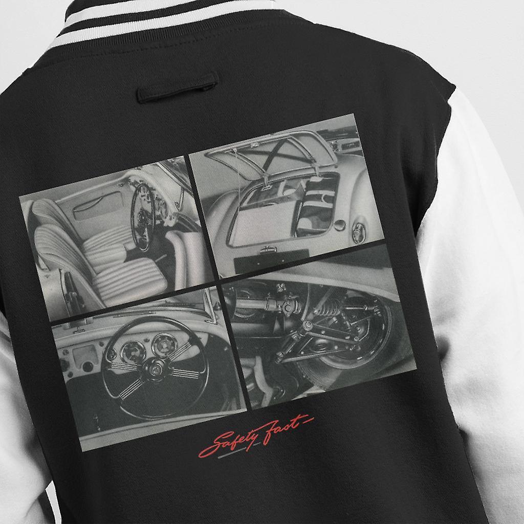 MG Safety Fast Montage British Motor Heritage Men's Varsity Jacket ...