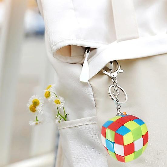 Interesting Cube Keychain Fun Healthy Entertainment | Fruugo UK