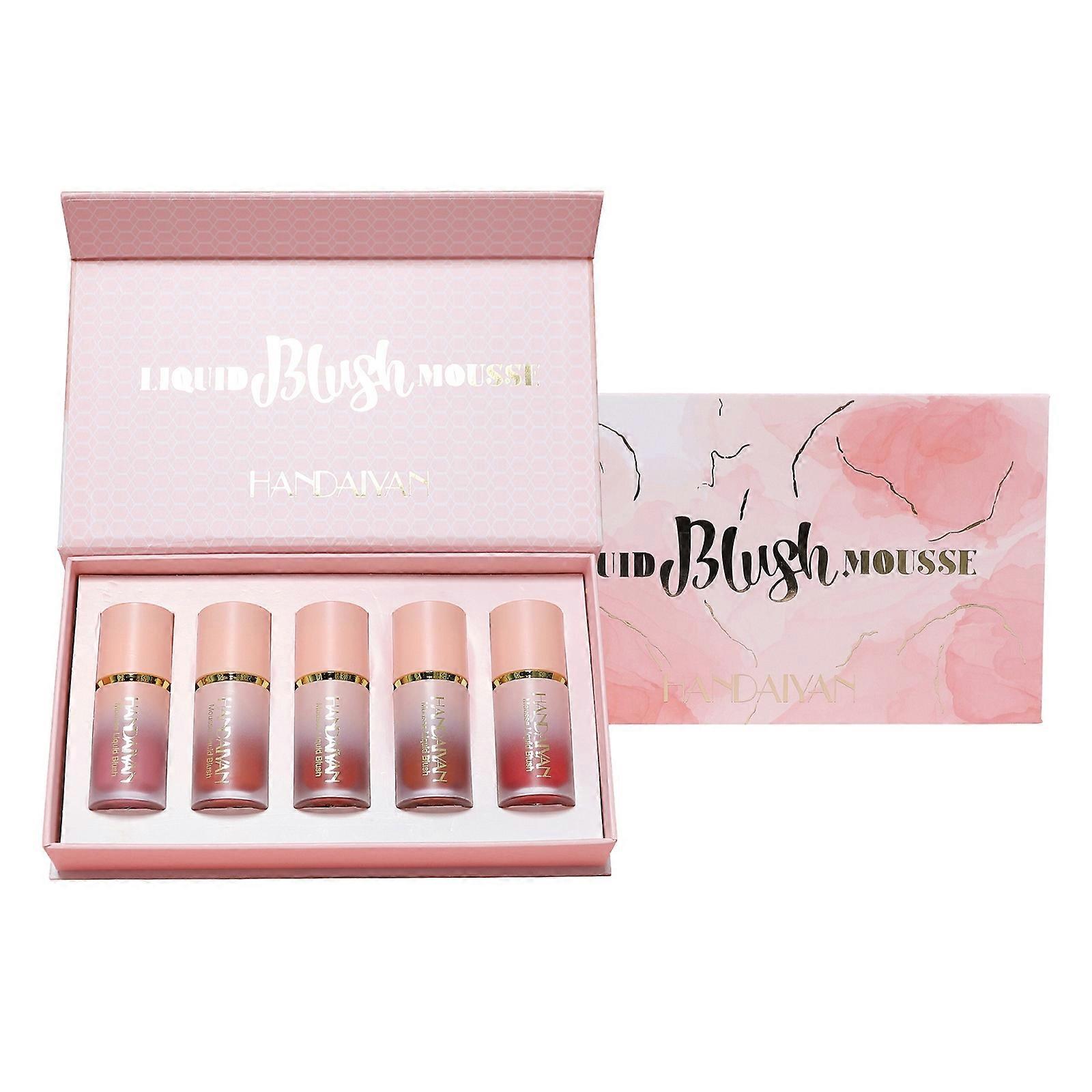Liquid Blush Mousse, Mousse Liquid Blush, 5 Colors Liquid Blush Set ...
