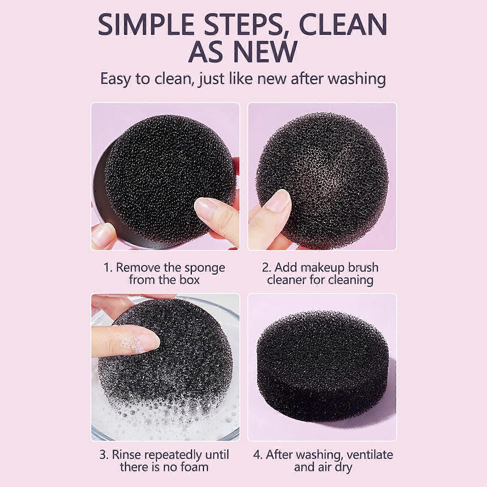 Rare Beauty Makeup Brush Cleaning Box Quick Cleaning Sponge Brush No ...