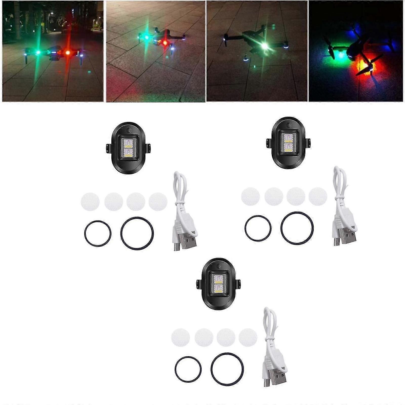 3x Drone Strobe Lights,lightweight Drone Anti-collision Lights,led ...