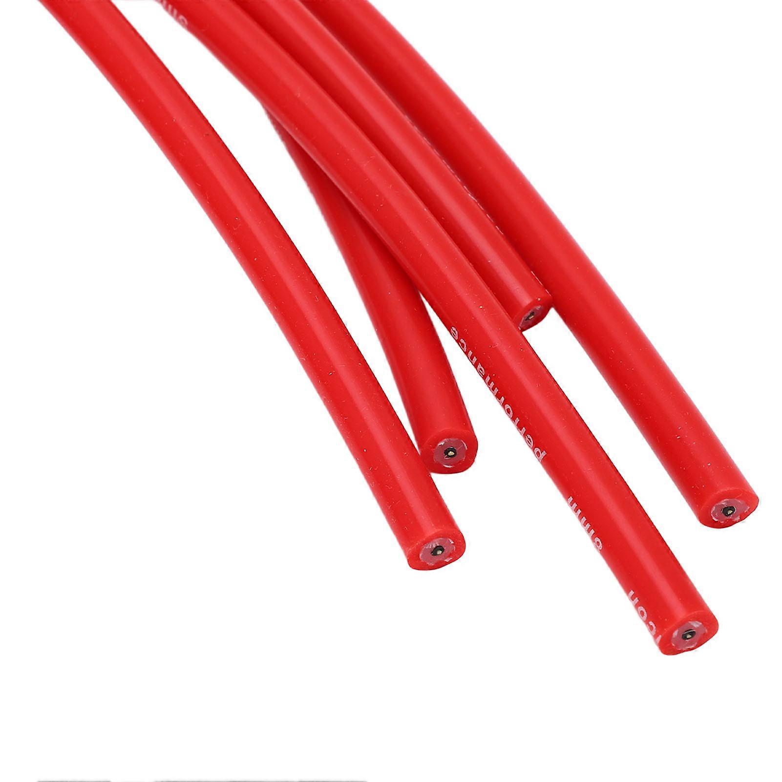 Spark Plug Ignition Wire Set Red High Performance Silicone 1m Car Ignition Wire for 4 Cylinder ...