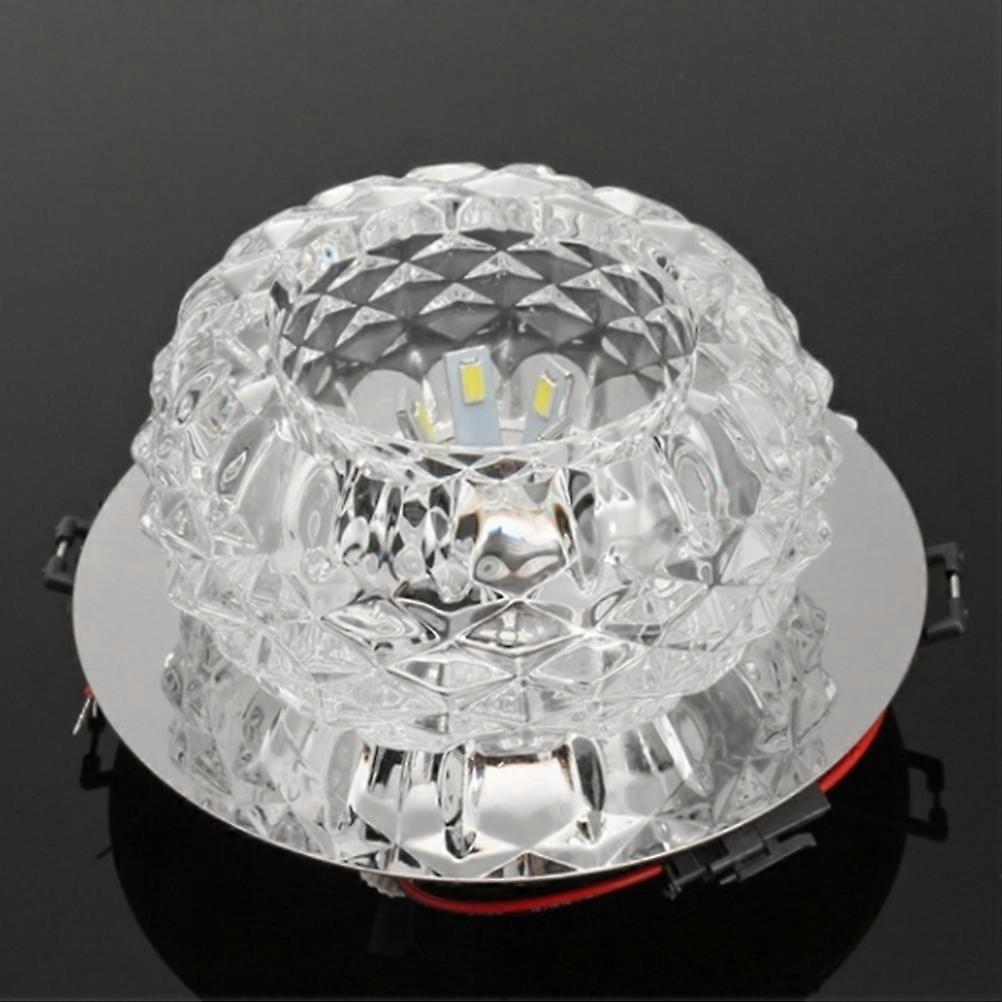 5W Modern Crystal LED Ceiling Light Fixture Mounted LED Ceiling Lights ...