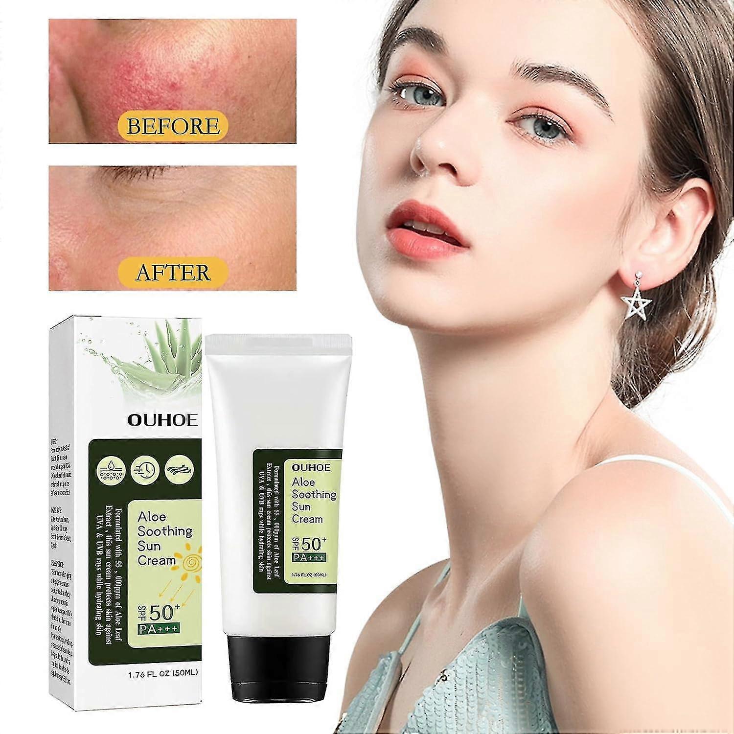 Aloe Vera Soothing Sunscreen SPF 50 PA+++, Aloe Vera Soothing Sunscreen ...