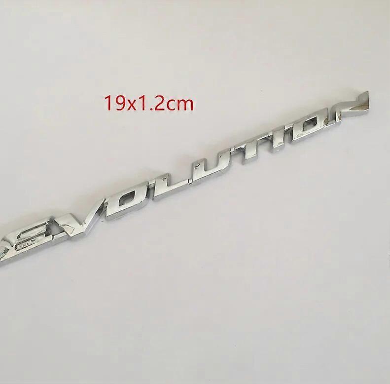1pcs 3D ABS LANCER L200 MIVEC EVOLUTION PAJERO OUTLANDER car Letter ...