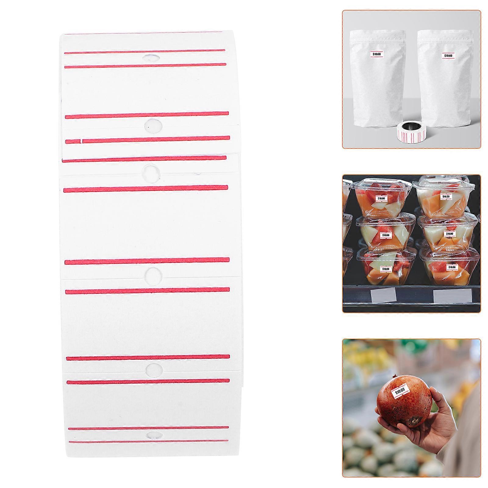 30 Rolls Price Machine Labels Paper Price Marker Label Stickers for ...