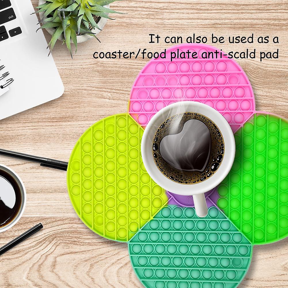 Game Fidget Toy Rainbow Push Bubble Board Fidget Sensory Toys Autism ...