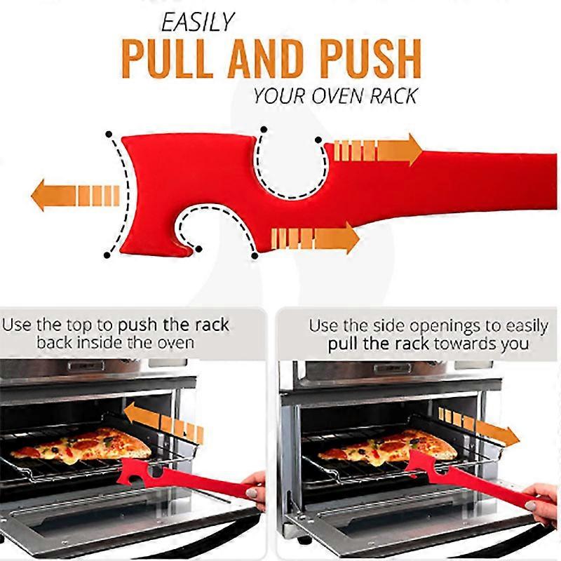 Oven Rack Puller 28cm - Durable Oven Rack Puller - Oven Pusher Prevent ...
