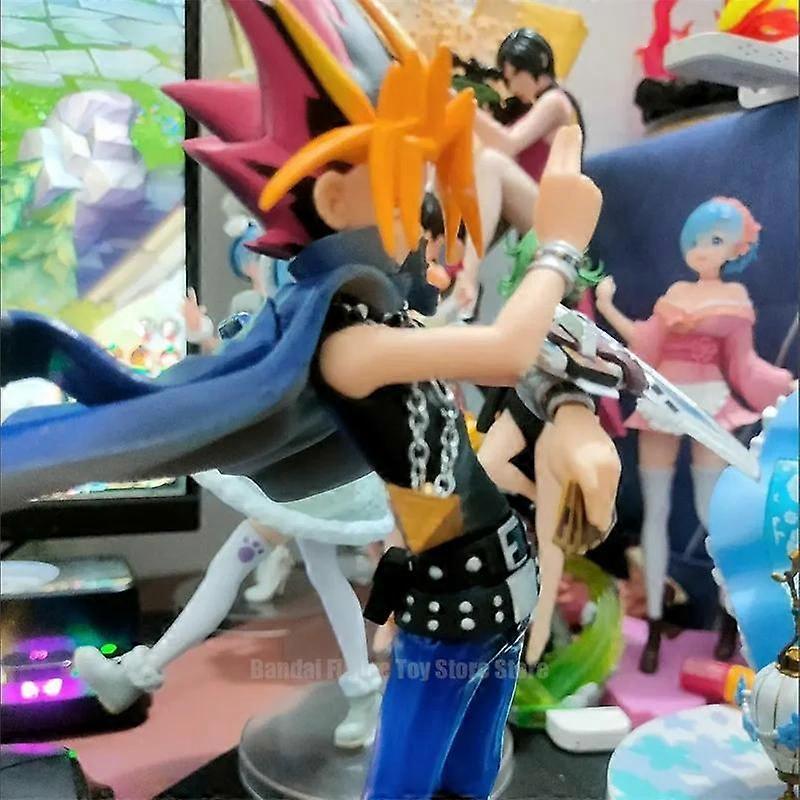 20cm Anime Yu-Gi-Oh! Duel Monsters Yami Yugi Atem Action Figure ARTFX J ...