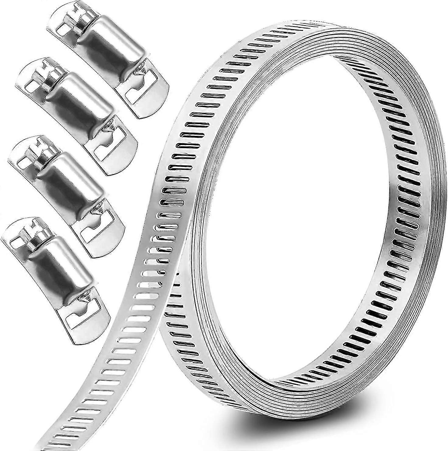 Hose Clips Hose Clamps Stainless Steel Worm Clamp Adjustable Screw Hose ...