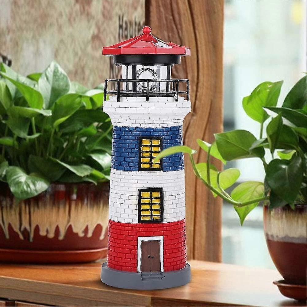 Lighthouse Decorative Light, Solar Ip44 Waterproof Nautical Style ...