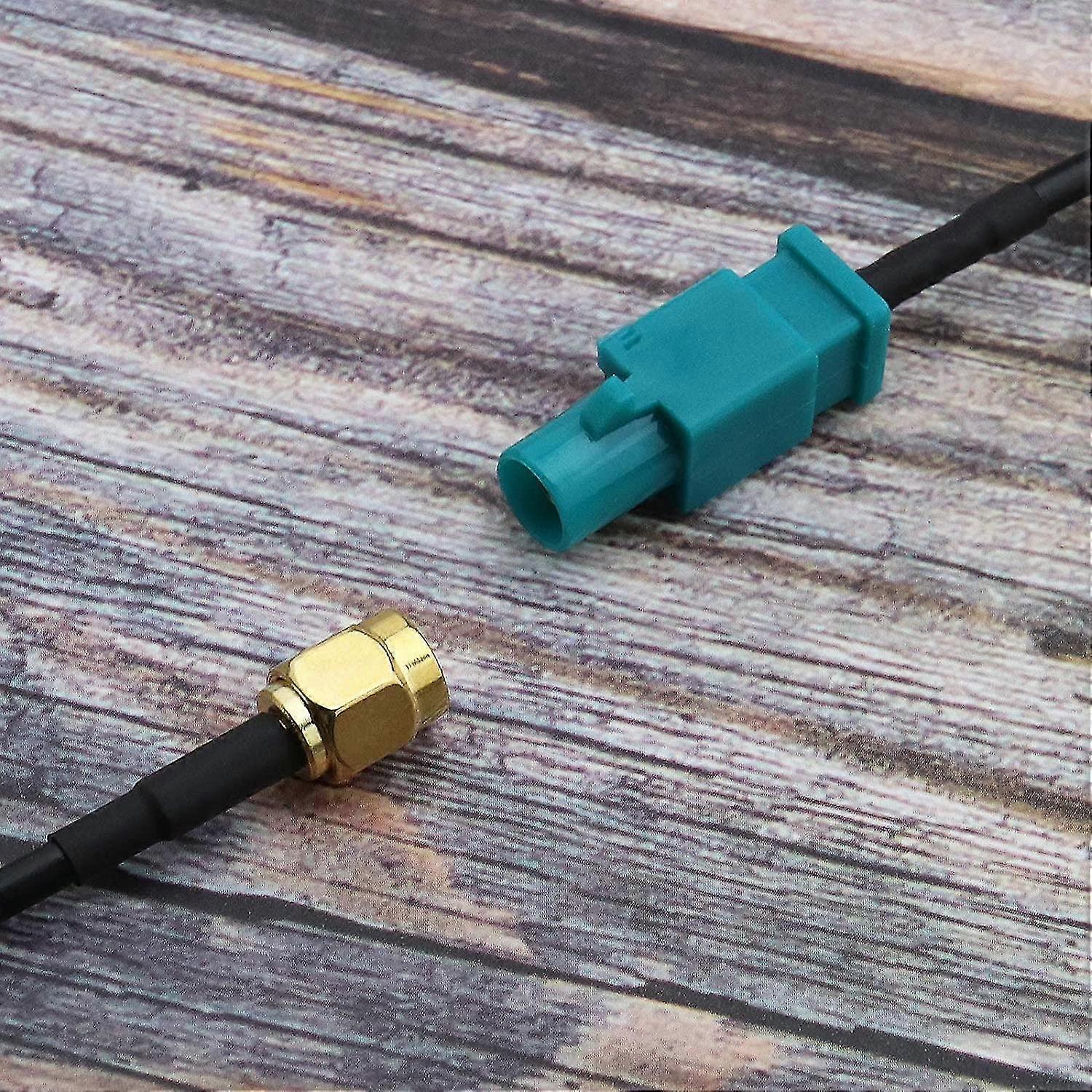 2 Pack Universal Fakra Z To Sma Male Adapter Cable For Gsm Vehicle Antenna Gps Dab Tv Car ...