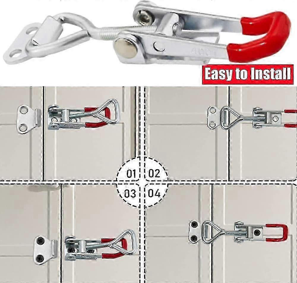 4 Pack Metal Toggle Latch,box Closure Tension Lock Toggle Clamp Latch ...
