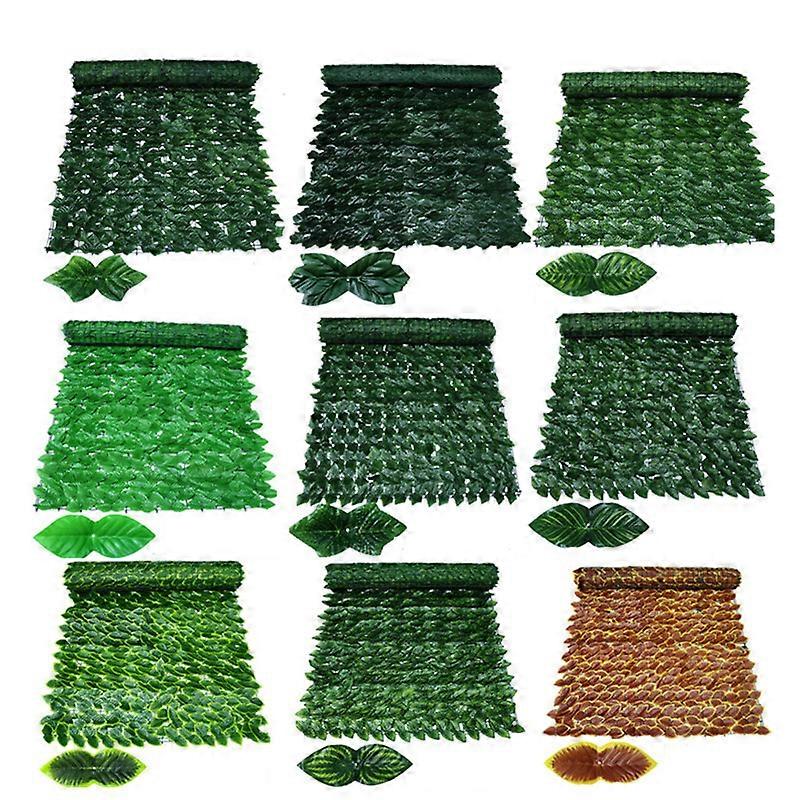 Artificial Fence Leaf Fence Ivy Evergreen Hedge False Leaf Privacy ...