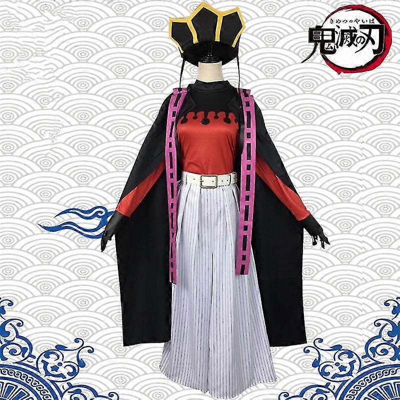 Douma Anime Cosplay Kostume Demon Slayer Tolv Kizuki Top Chord Ghost ...