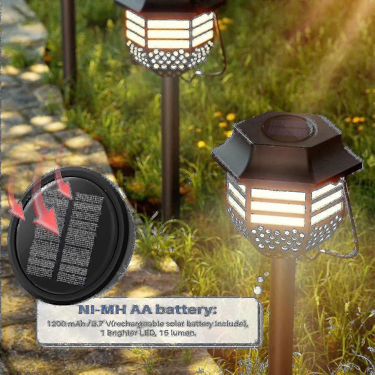 1 Pack Big Solar Light Replacement Top For Outdoor Hanging Lanterns ...