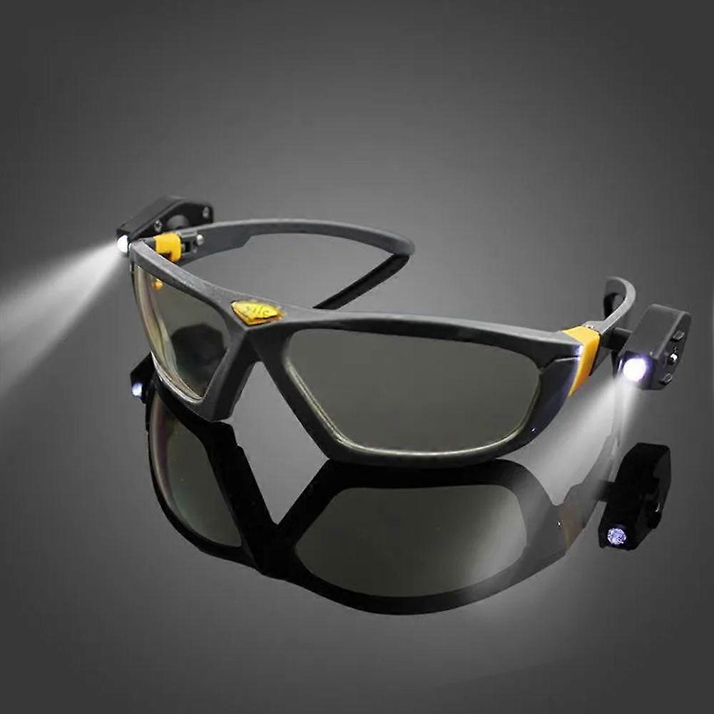 PROVIDE Industrial Work Safety Goggles, Night Vision LED Light Goggles ...