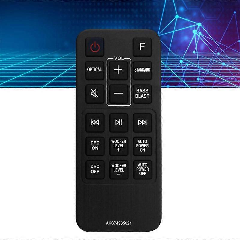 Replace Remote Control for LG Sound Bar SJ2 SJ2.AEUSLLK SJ2.DEUSLLK ...