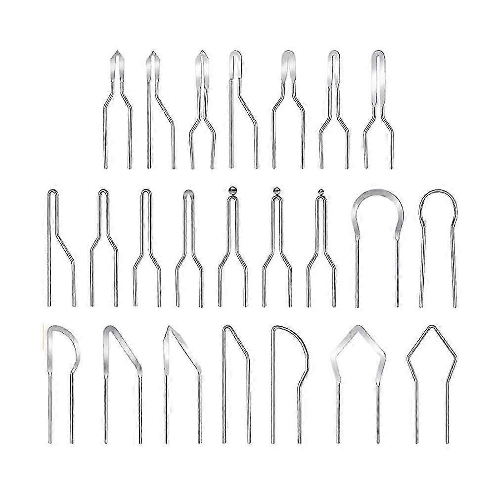 23Pcs Pyrography Wire Tips Heat Wood Burning Tips Replacement Shape ...