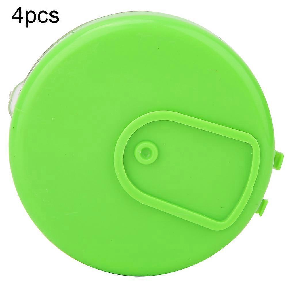 4Pcs Portable Plastic Round Folding Fishing Line Shaft Storage Box ...