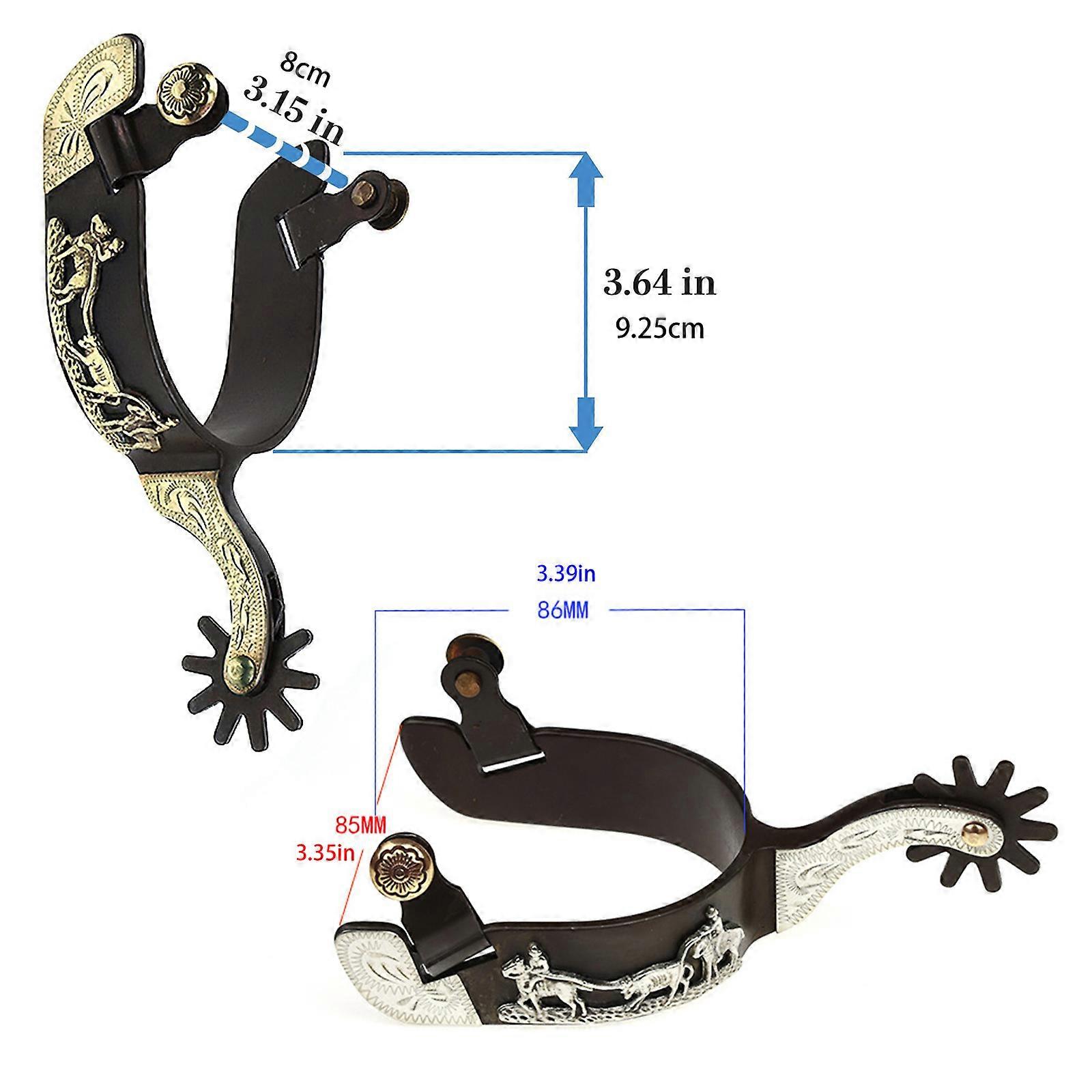 Mild Steel Horse Spur Western Cowboy Horse Spur Horse Boot Spur ...