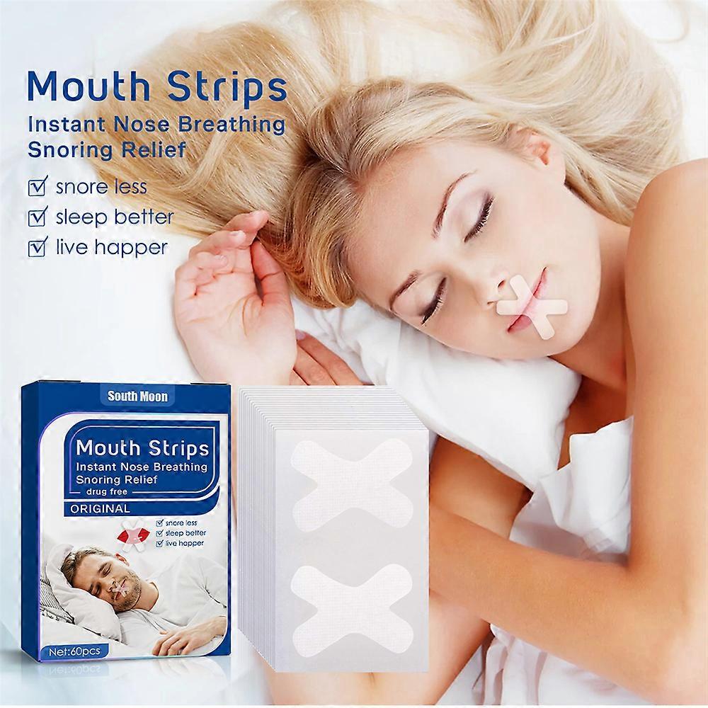 Anti-snoring Sticker Adult Night Sleep Lip And Nose Breathing Improvement Patch Oral Correction ...