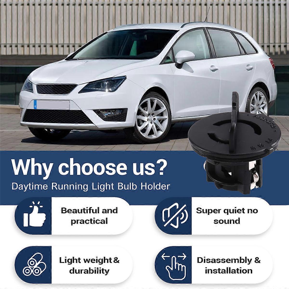 6J0941156A Daytime Running Light Bulb Holder Bulb Socket for Seat ...