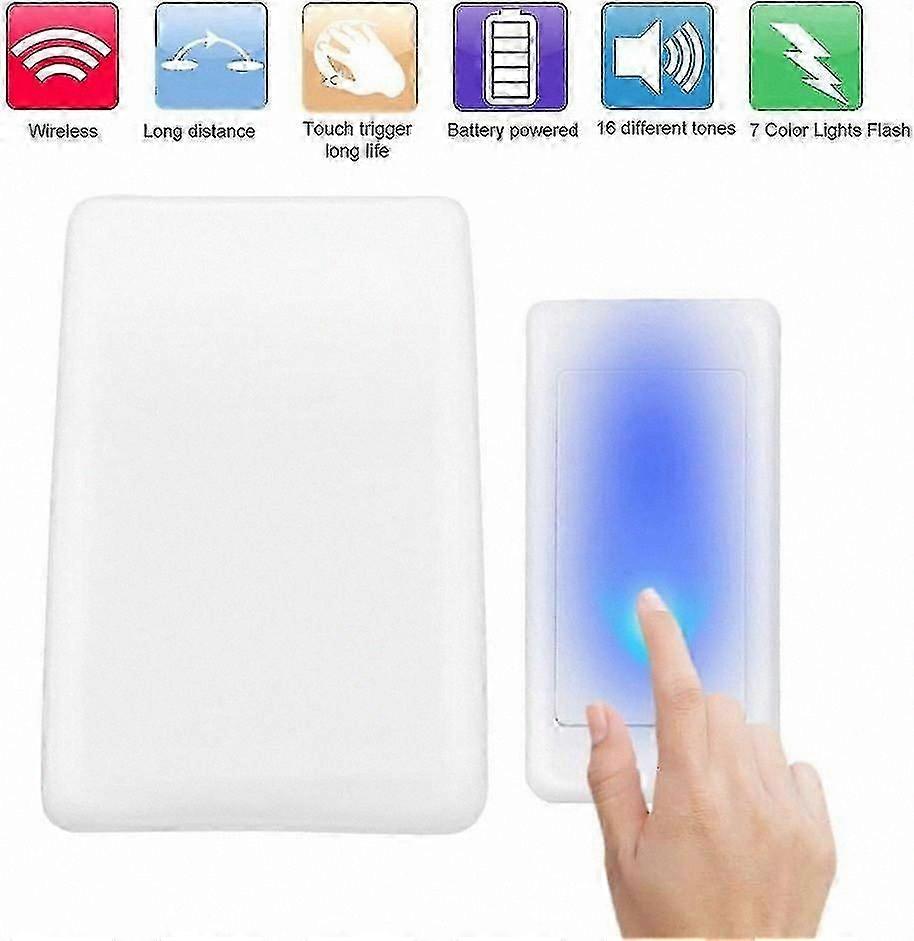 Visual Alert Doorbell with Flashing Lights, 3 Modes, and 16 Volume ...