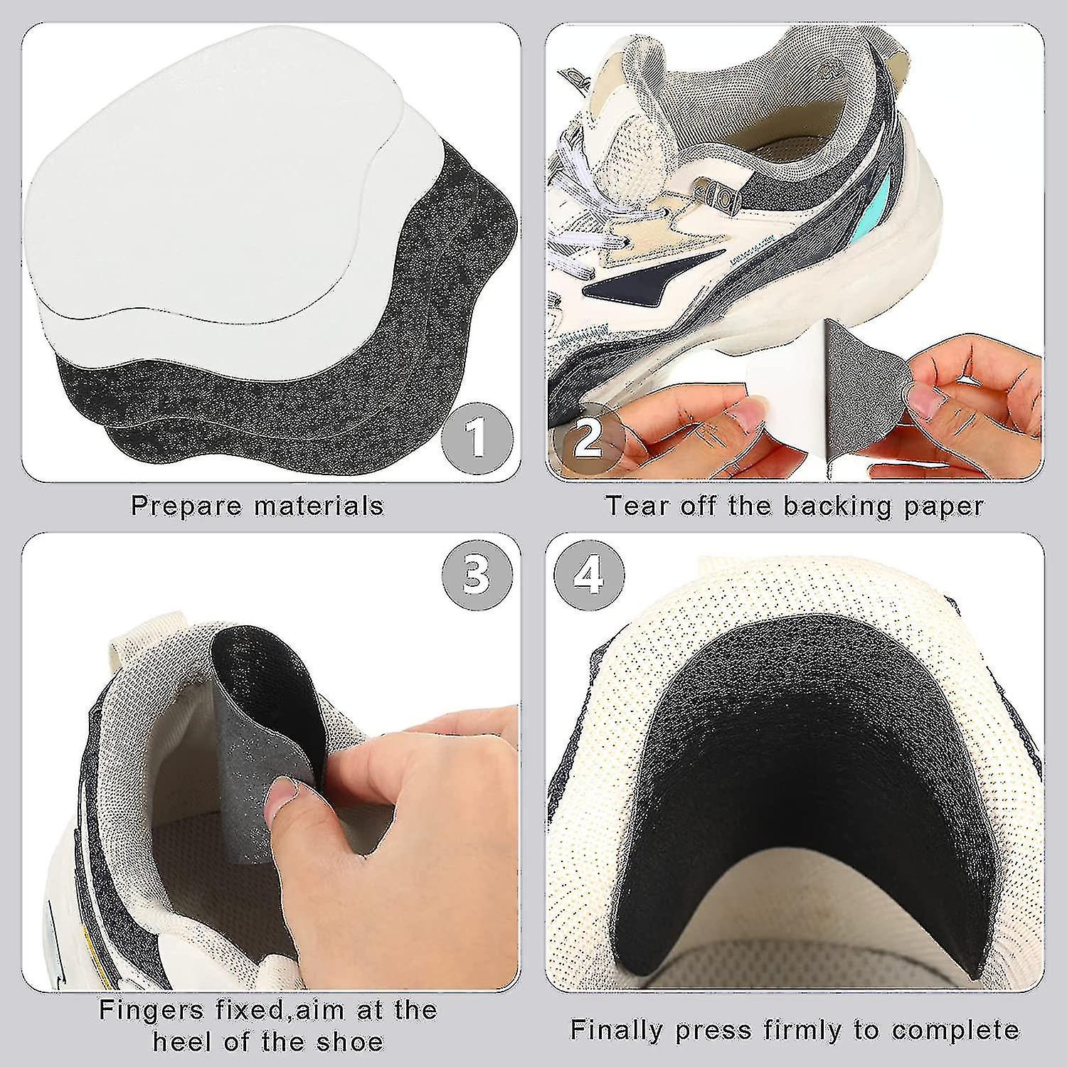 8 Pairs Shoe Heel Repair Patch Kit Shoe Sneaker Hole Repair Patch Self ...