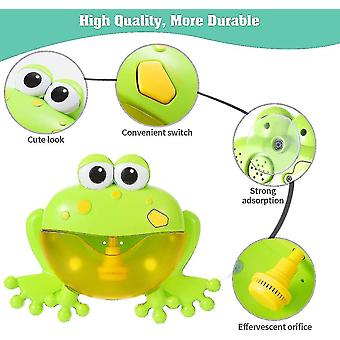 Baby Bath Bubble Toys Set, Automatic Frog Bubble Maker Kids Bath Bubble ...