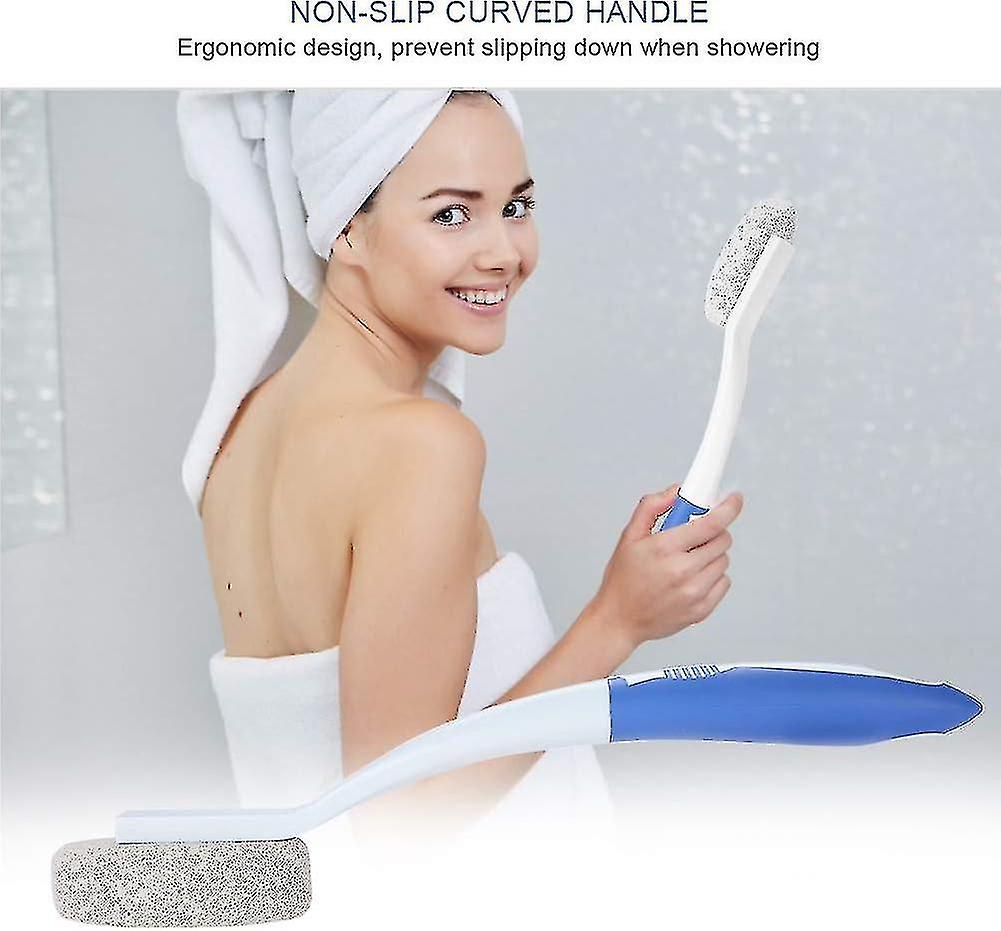 Pumice Stone With Long Handle, Foot File Callus Remover Foot Scrubber ...