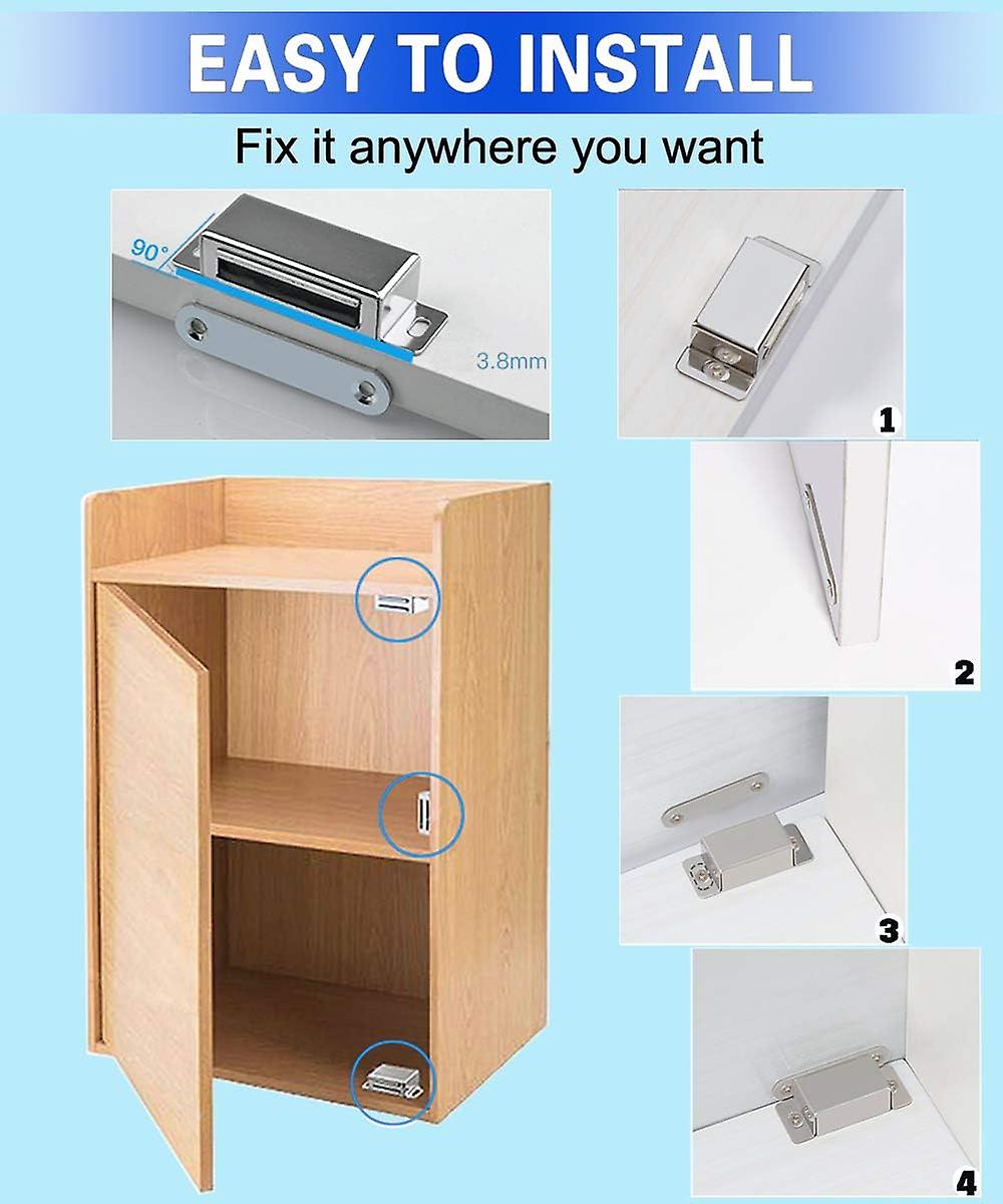 Magnetic door lock buckle - High magnetic stainless steel heavy-duty ...