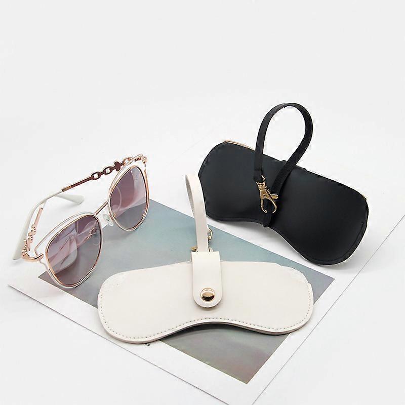 New Simplicity Snap Glasses Case Pu Leather Eye Glasses Container Cover ...