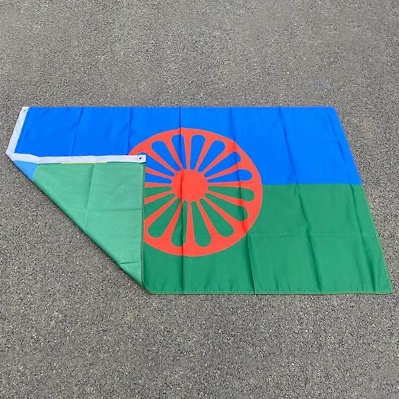Aerxemrbrae Custom Flag - 90*150cm (3x5ft) Rom Gypsy Flag Of The Romani ...