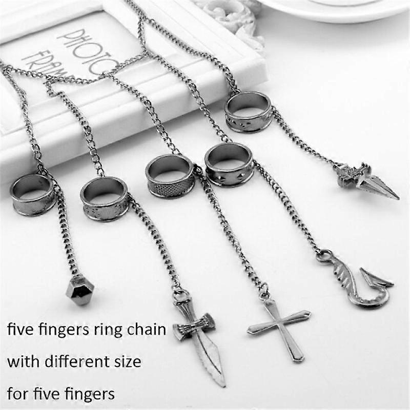 Barsinfi pol Cartoon Hunter x Hunter Rings Kurapika Cosplay Costume ...