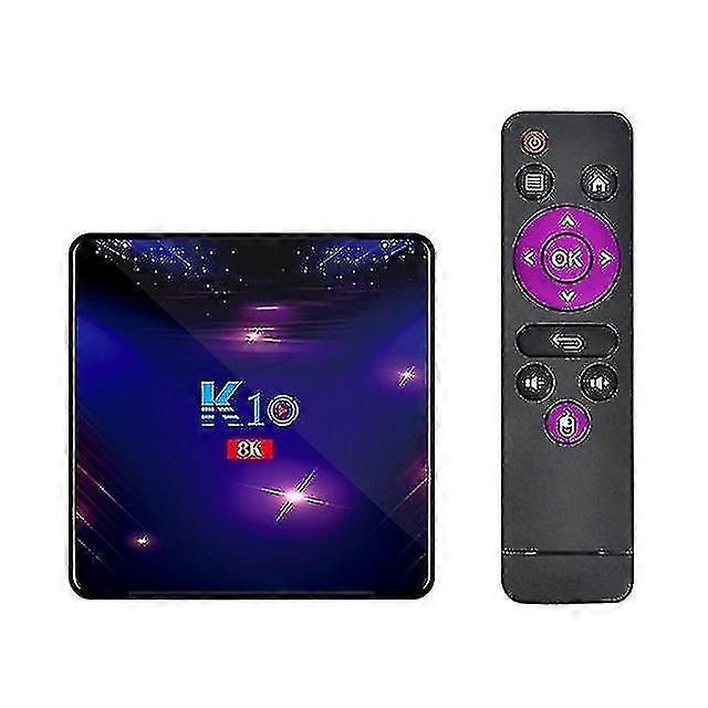 K10 Tv Box 4k 8k Hd Android 9.0 Player 4gb Tooth 2.4g/5g Wifi 4.1 Set-top Box | Fruugo SE