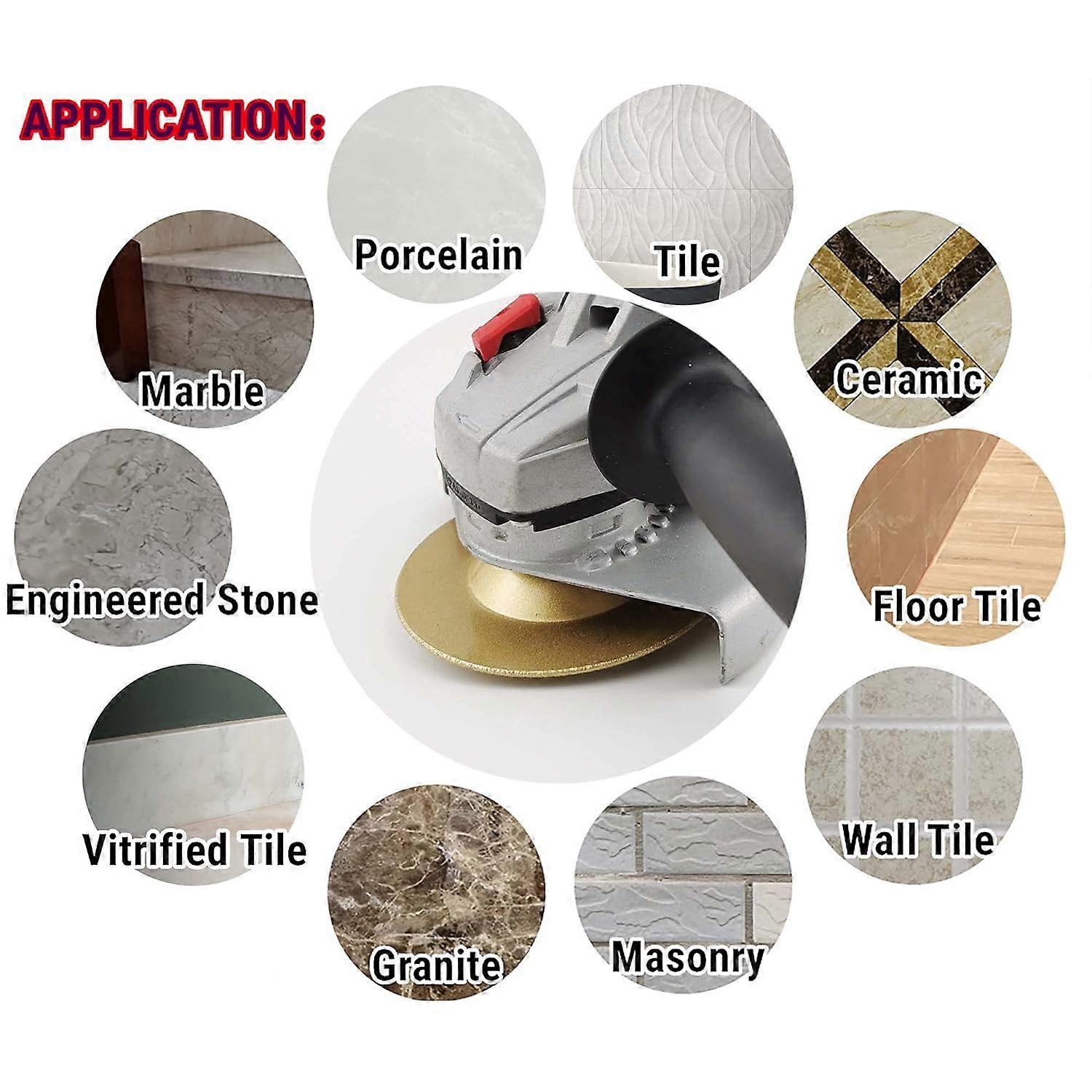 Brazed Diamond Grinding Disc Grinding Wheel on Granite, Marble, Ceramic ...