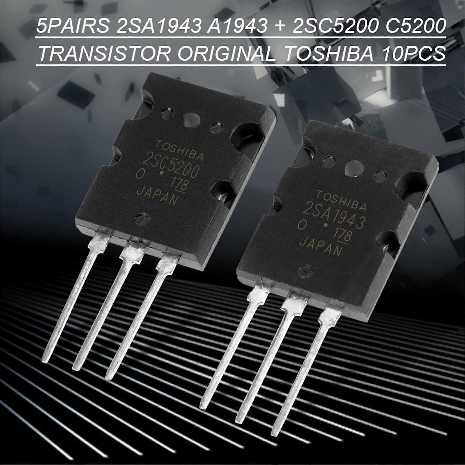 High Power Transistor, 5 Pair High Power Matched Audio Transistors ...