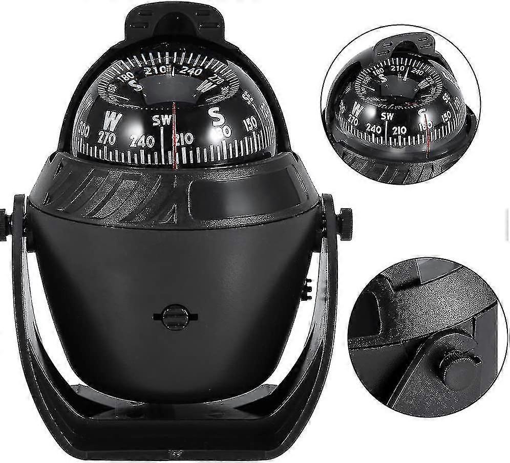 Marine Military Compass Navigation, Digital Dashboard Car Boat Compass ...