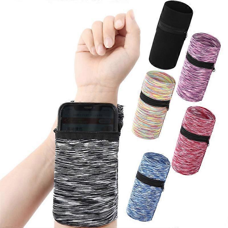 Lightweight Wrist Wallet Pouch for Phone Key Card Sweatband Running ...