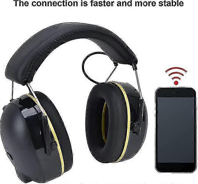 Bluetooth 5.0 Hearing Protection Ear Muffs With Noise Canceling And ...