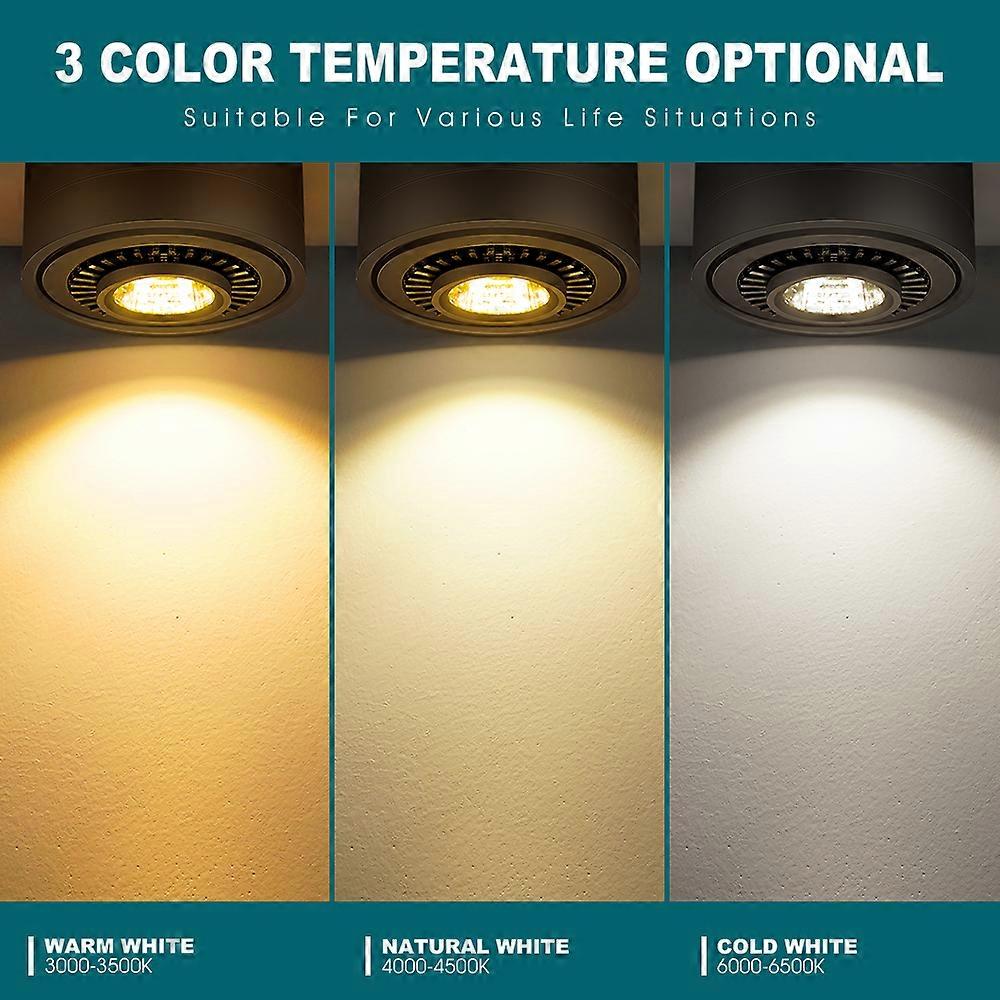 Angle Adjustable Dimmable Surface Mounted Downlight led Ceiling Lamp 5W ...