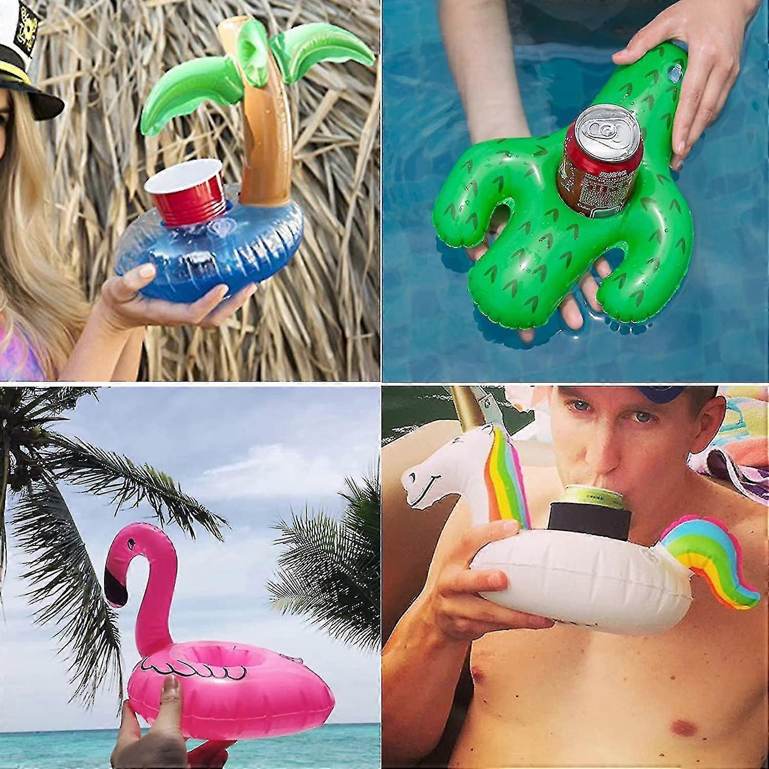 Inflatable Drink Holder 35 Pack Inflatable Drink Floats Floating Cup ...